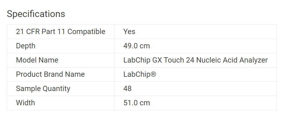 دستگاه LabChip GX Touch Nucleic Acid - مانا تک